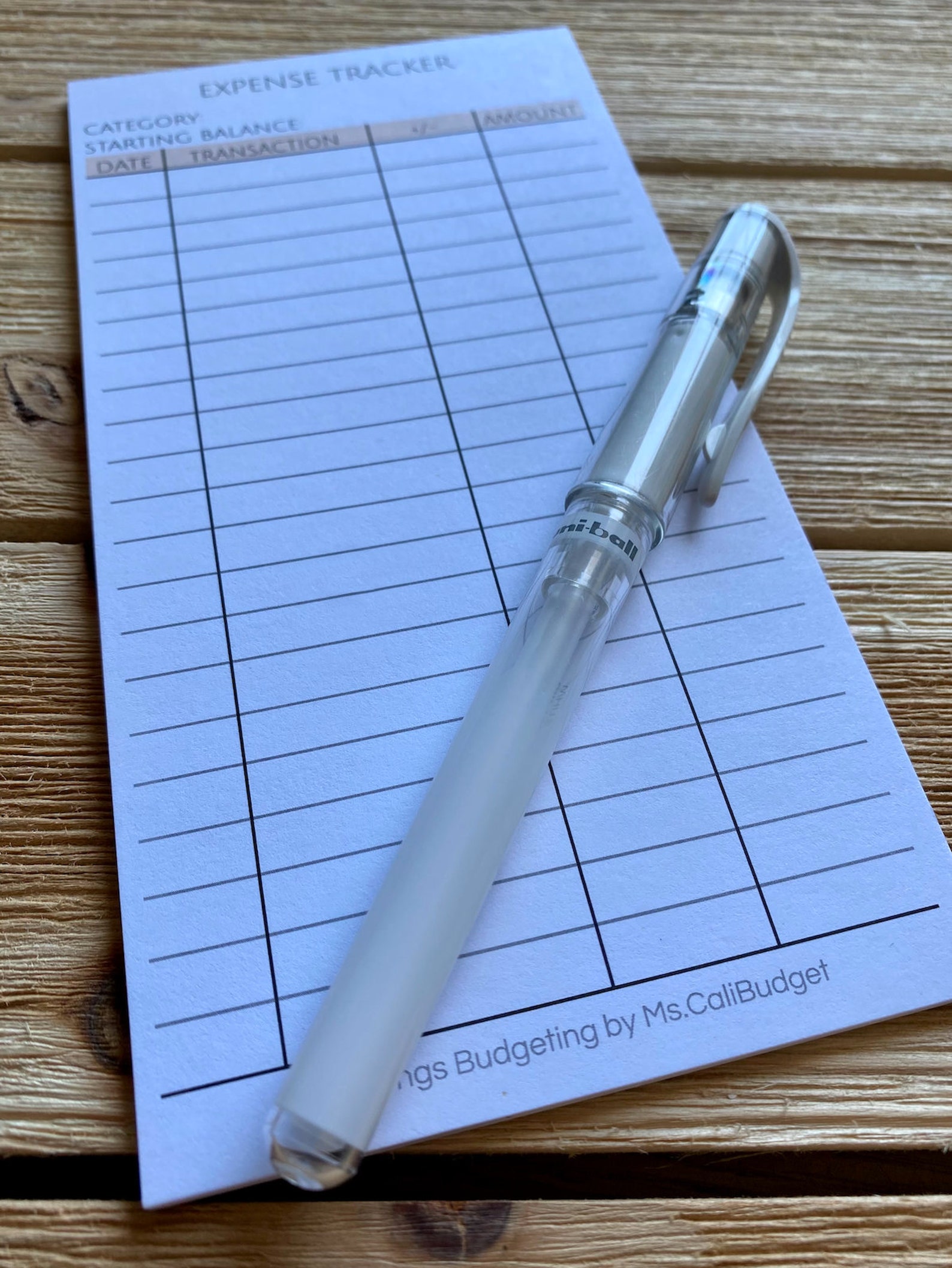 Expense Trackers Notepad Budgeting Budget Tool - Etsy