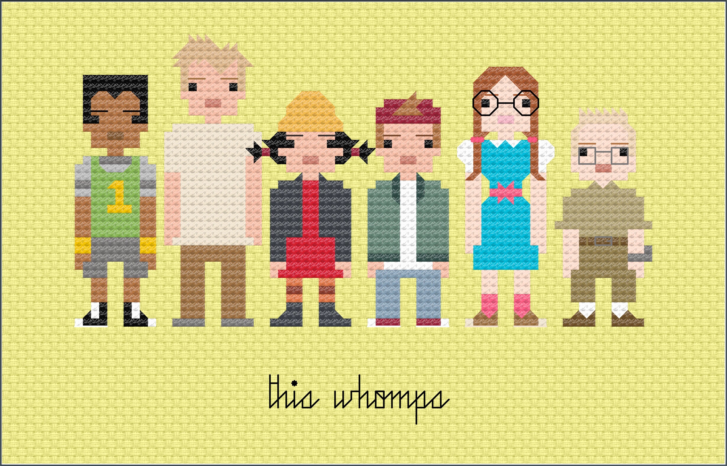 Parody Recess PDF Cross Stitch Pattern - Etsy