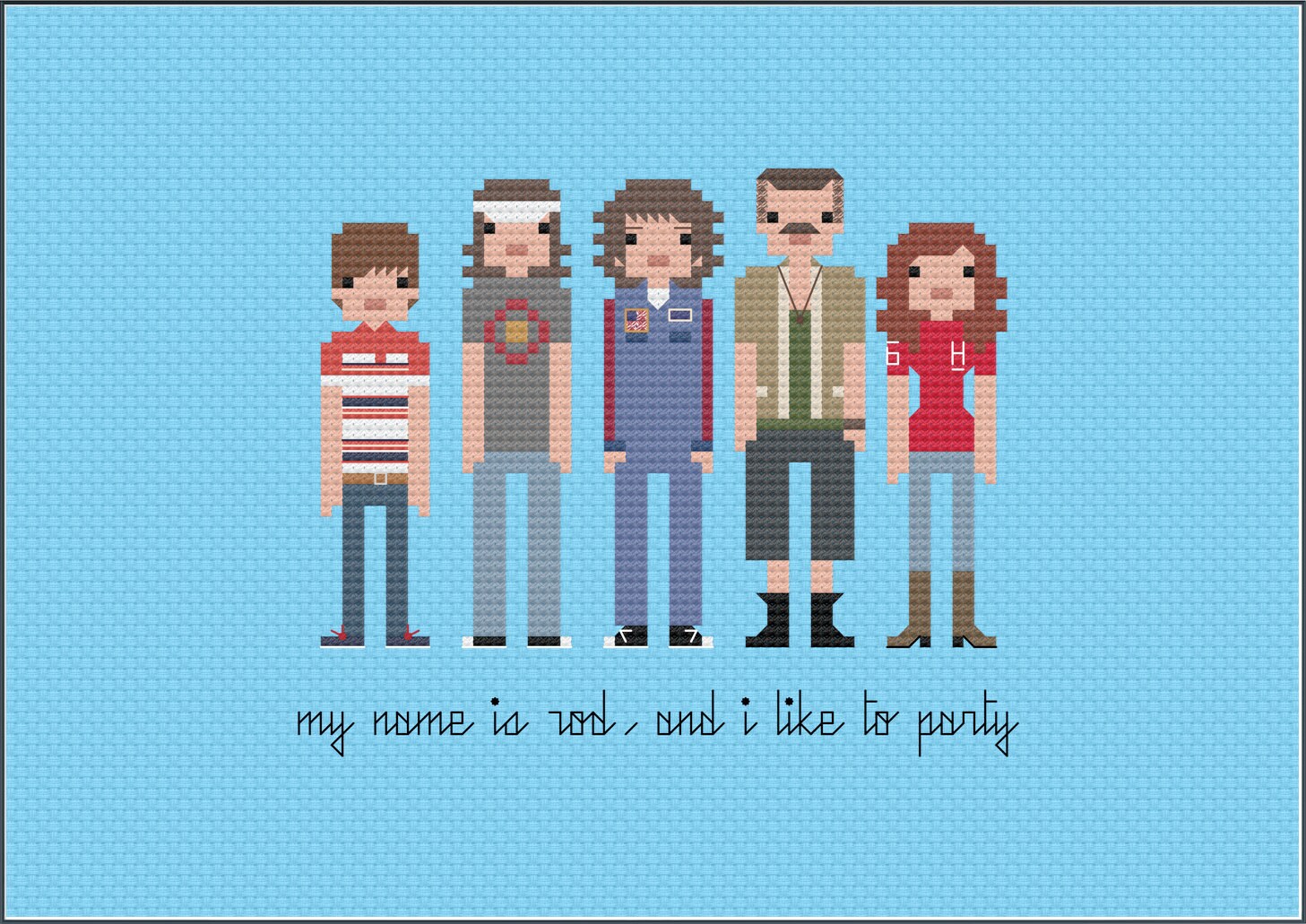 Parody Hot Rod PDF Cross Stitch Pattern - Etsy