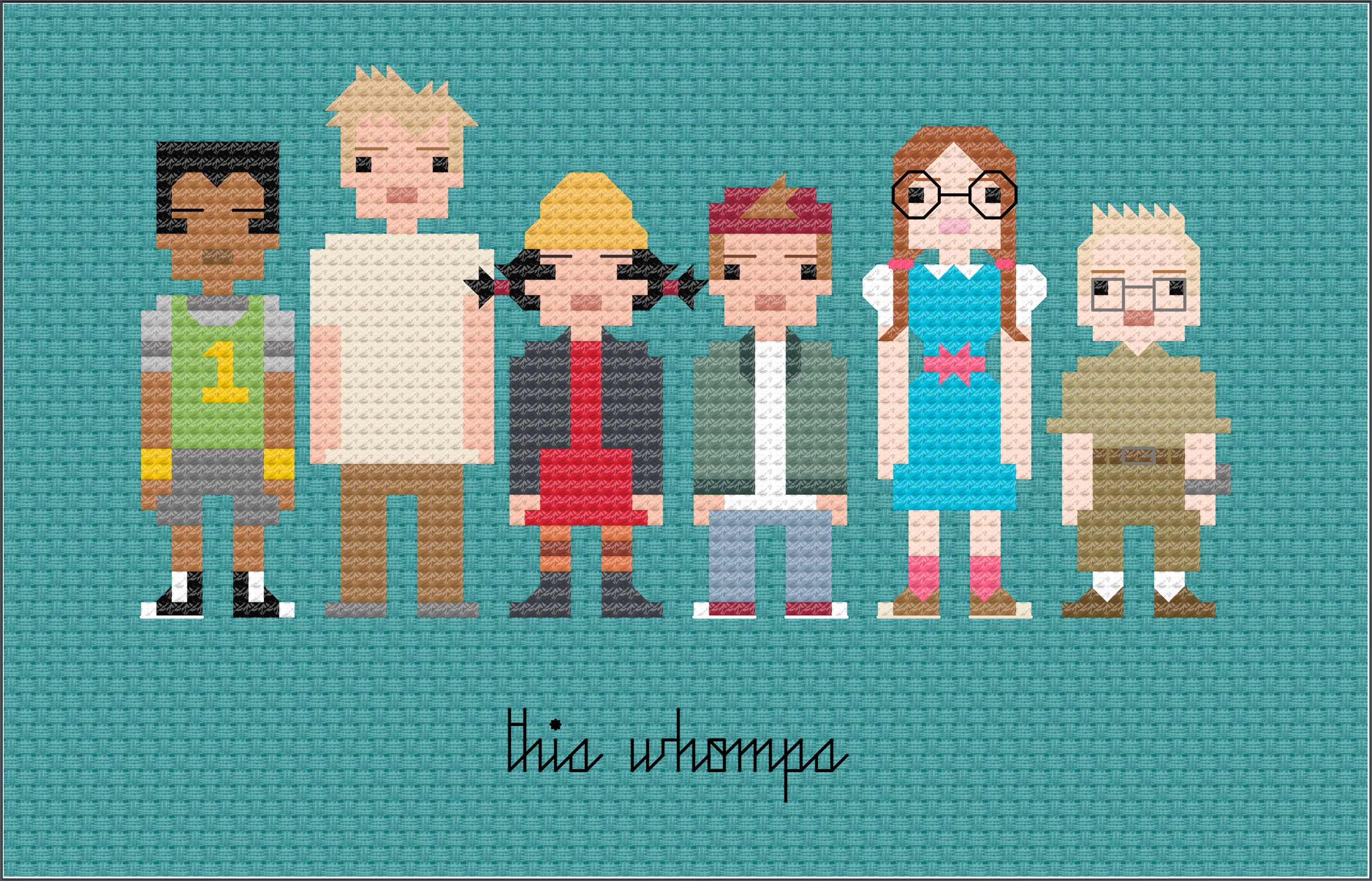Parody Recess PDF Cross Stitch Pattern - Etsy
