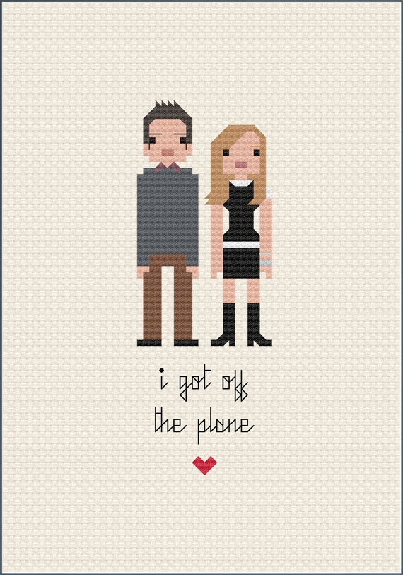Parody Ross and Rachel PDF Cross Stitch Pattern - Etsy