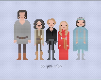 Parody the Princess Bride Cross Stitch Pattern Digital Download INSTANT ...