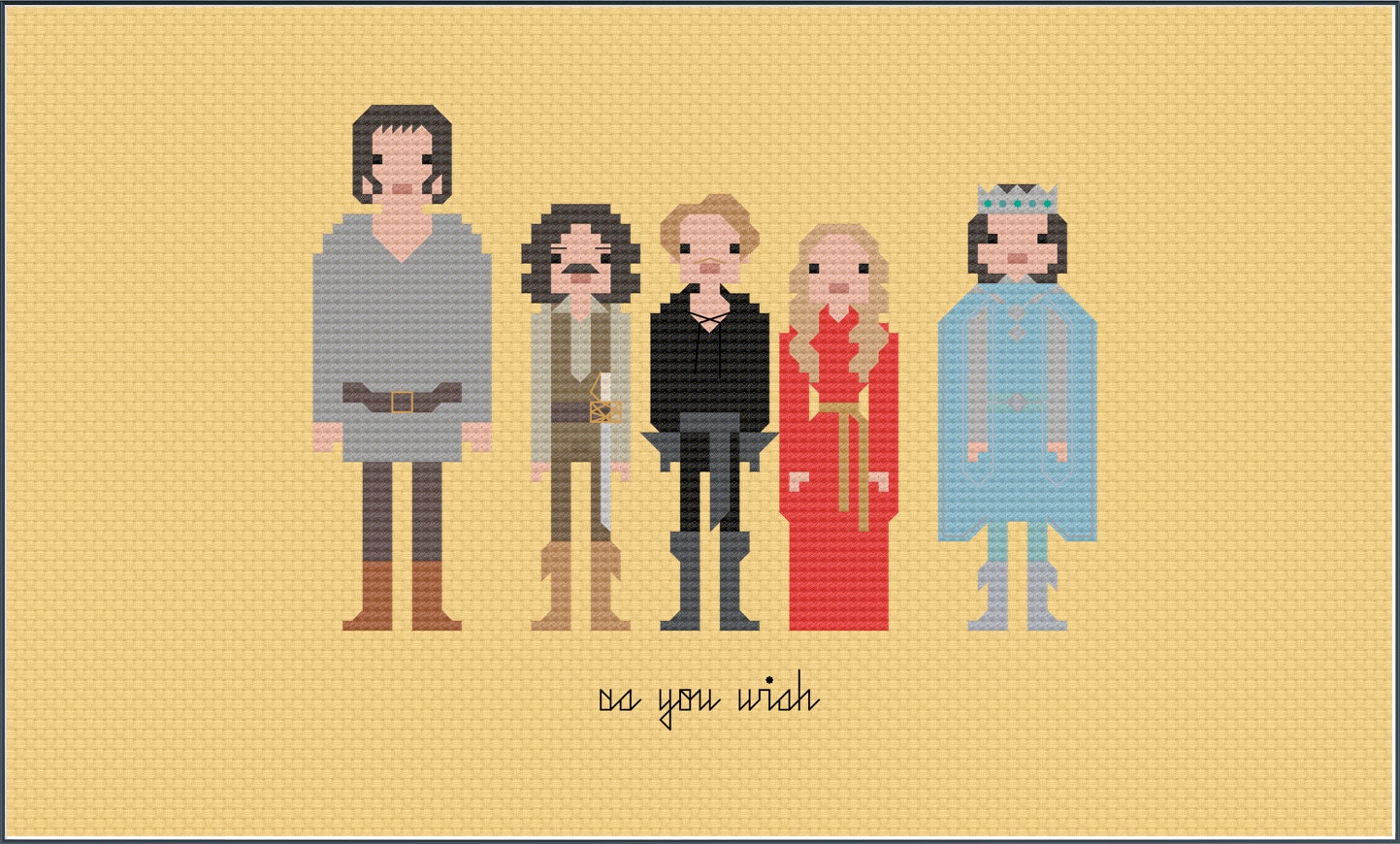 Parody the Princess Bride PDF Cross Stitch Pattern - Etsy