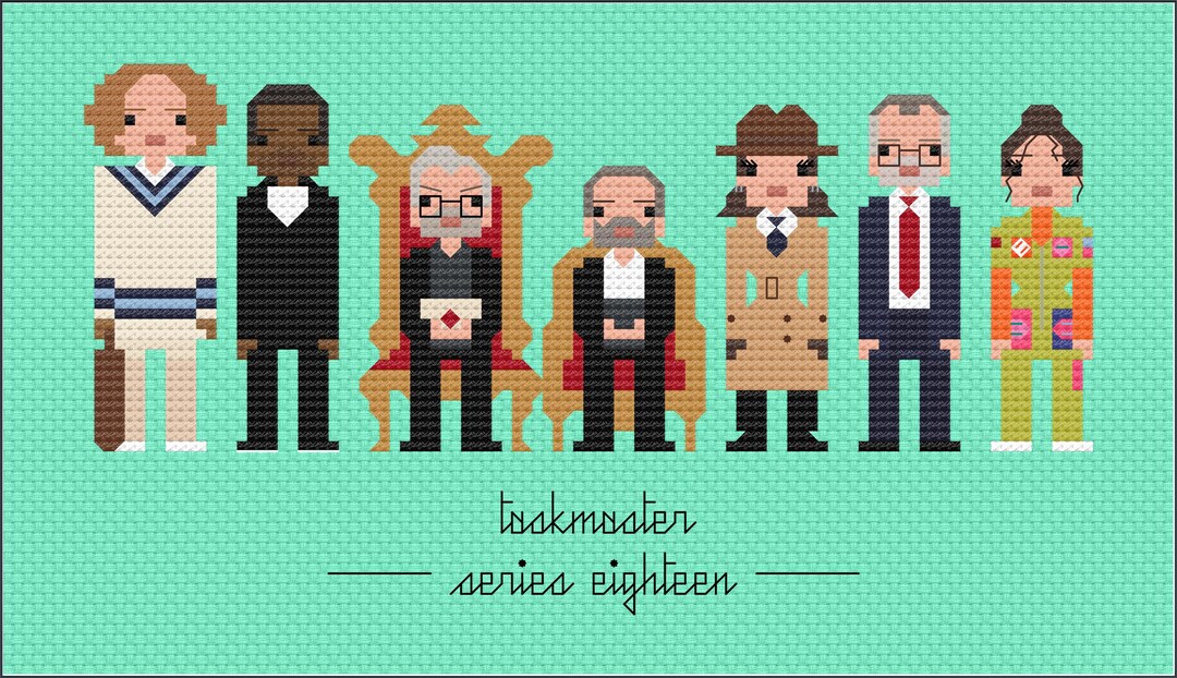 Parody Taskmaster Series 18 PDF Cross Stitch Pattern - Etsy