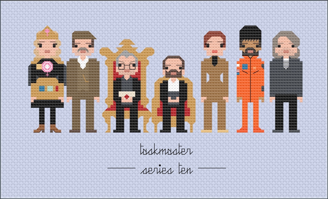 Parody Taskmaster Series 10 PDF Cross Stitch Pattern - Etsy
