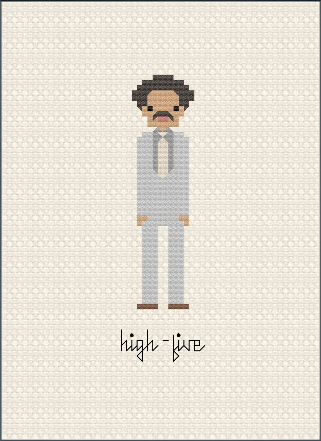 Parody Borat PDF Cross Stitch Pattern - Etsy