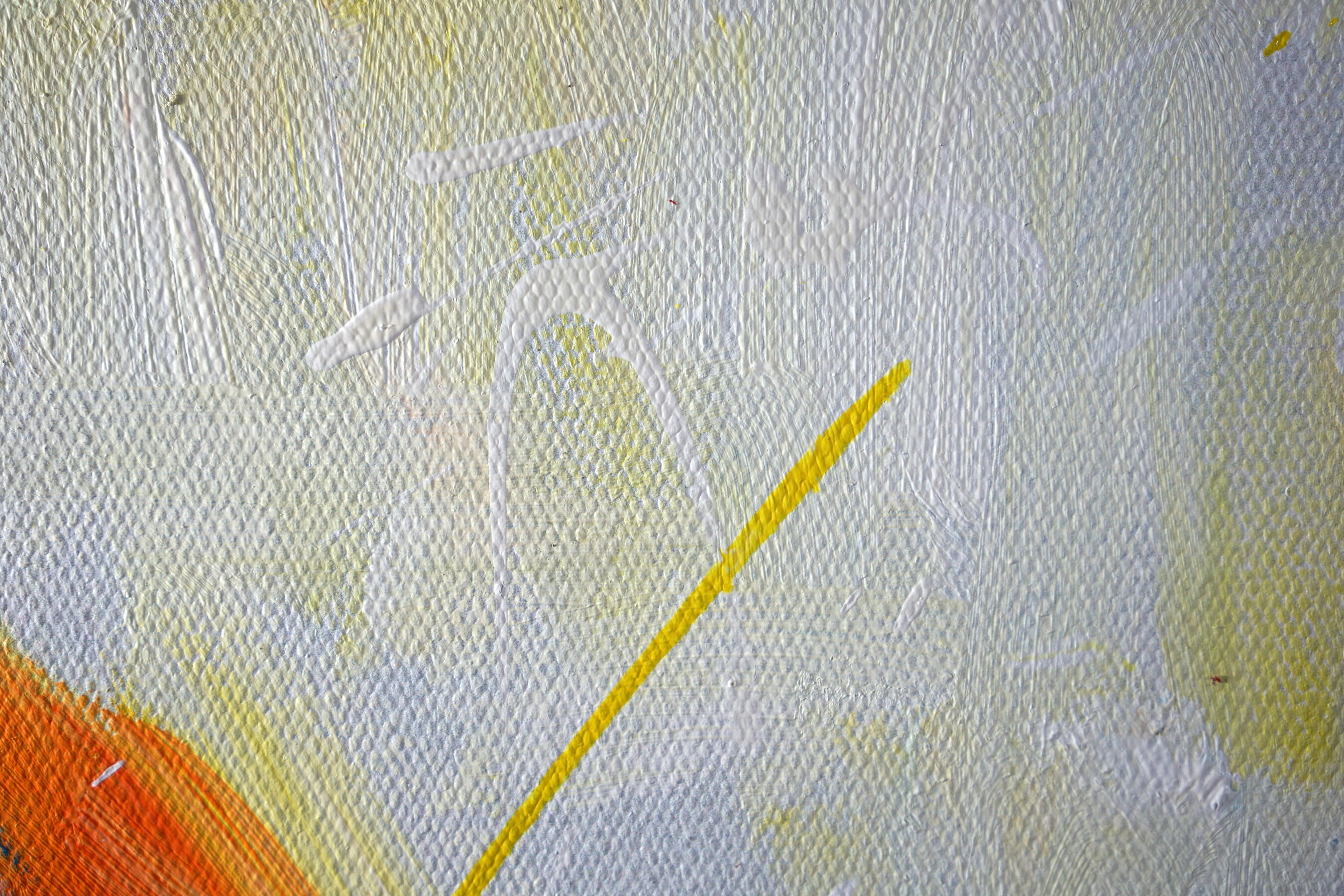 Original Large Single Color Oil Painting in Street Pop Art Style ...
