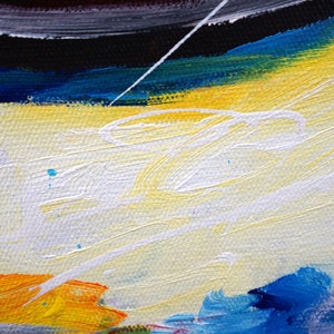 Original Large Single Color Oil Painting in Street Pop Art Style ...