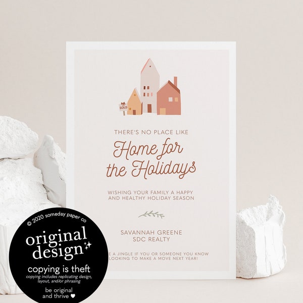 Realtor Christmas Cards - Etsy