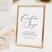 Editable 8x10 Sign Template Printable Custom Wedding Sign - Etsy