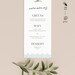 Agave Menu Template, Printable Mexican Dinner Menu, Succulent Wedding ...