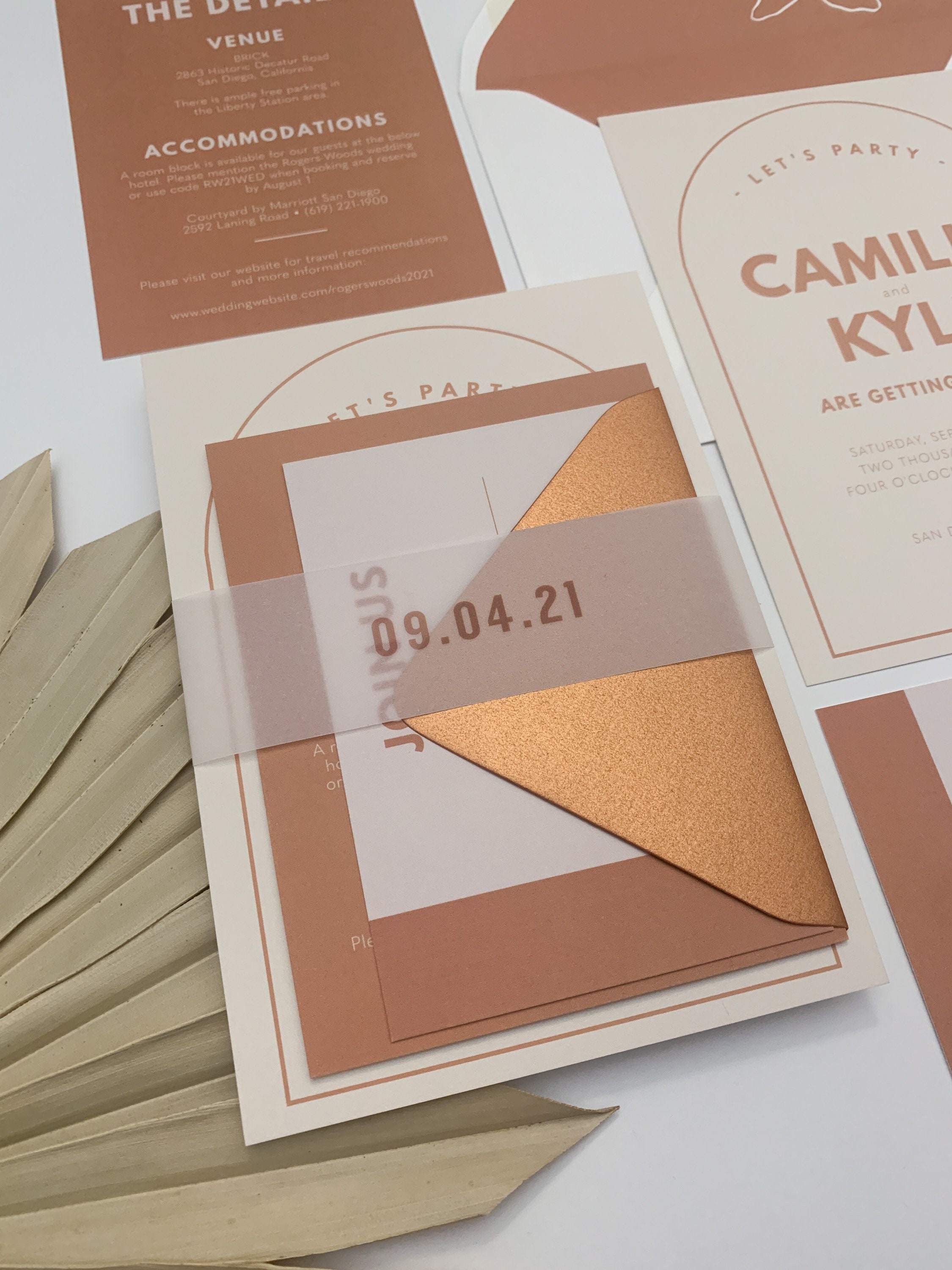 Arch Wedding Invitation Template DIY Invitation Kit | Etsy