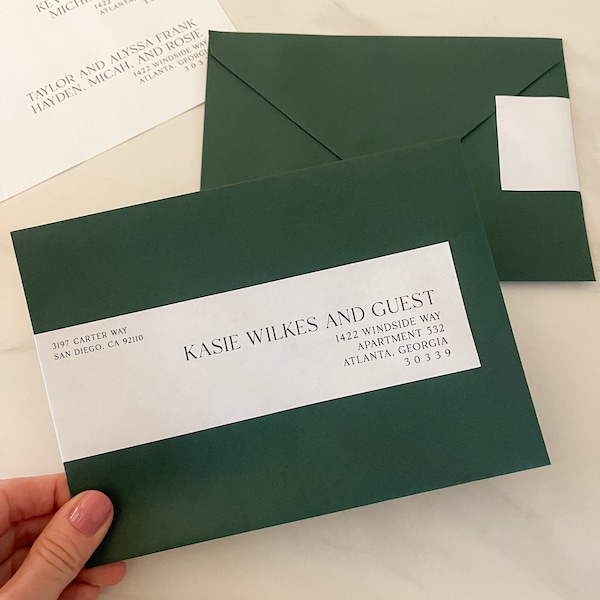 Invitation Stickers - Etsy