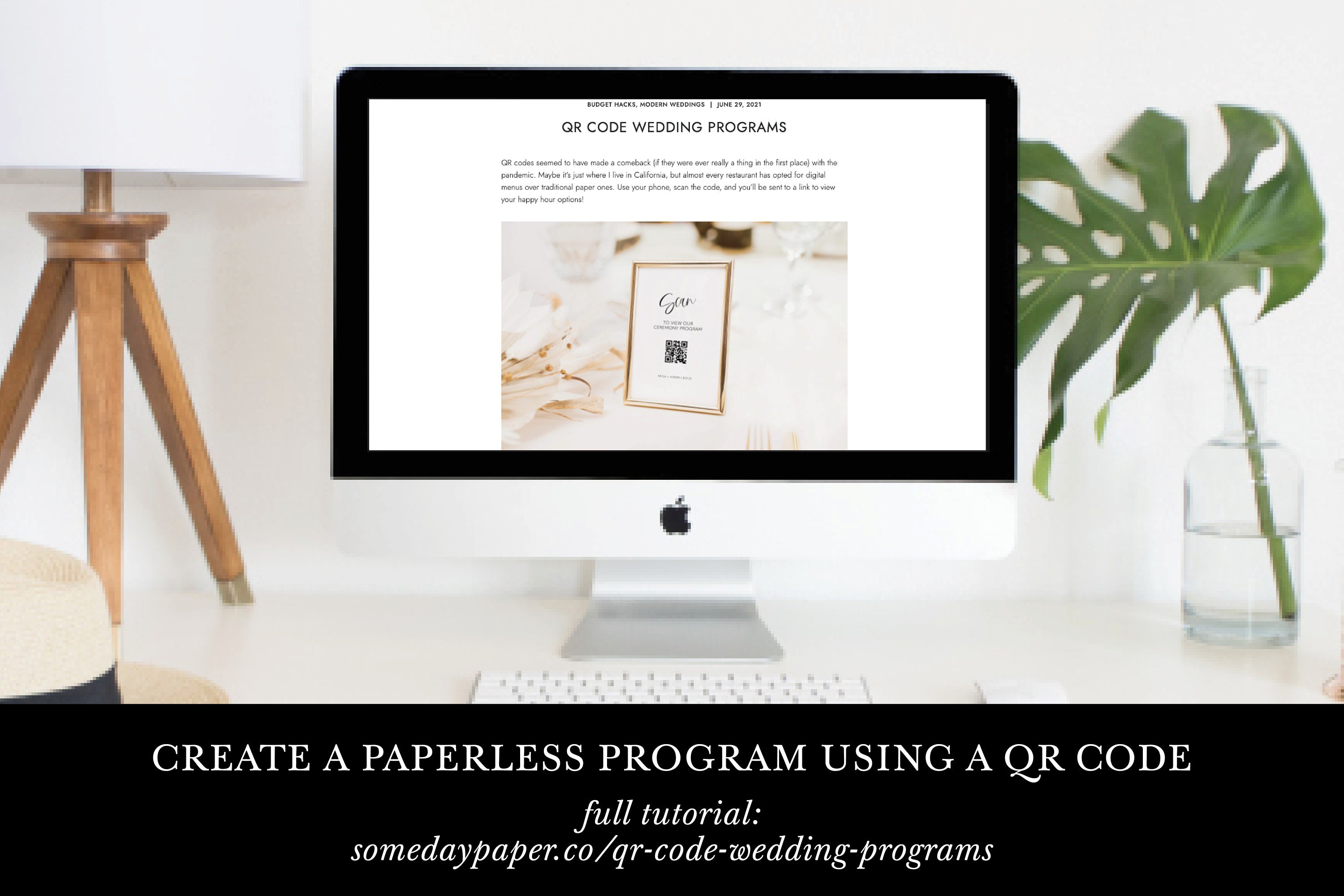 Wedding QR Code Sign Printable Ceremony Welcome Sign 8x10 | Etsy