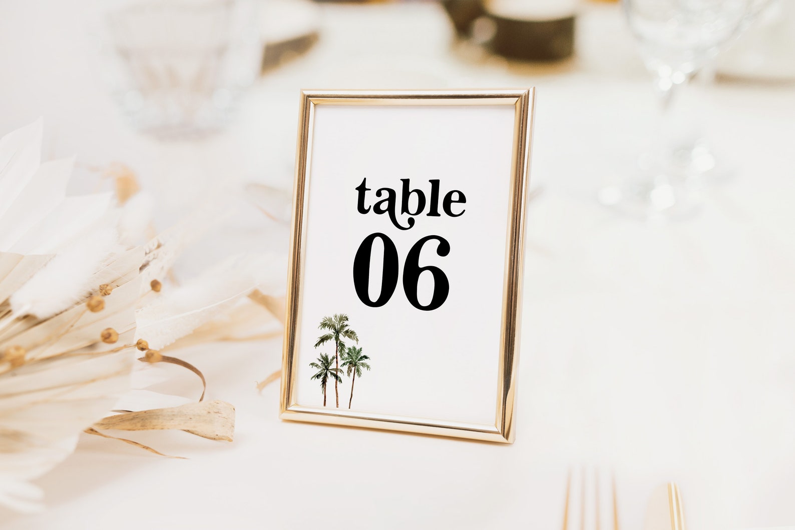 Tropical Table Numbers Printable Wedding Table Numbers - Etsy
