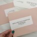 Wedding Address Label Template SET, Invitation Envelope Printable ...