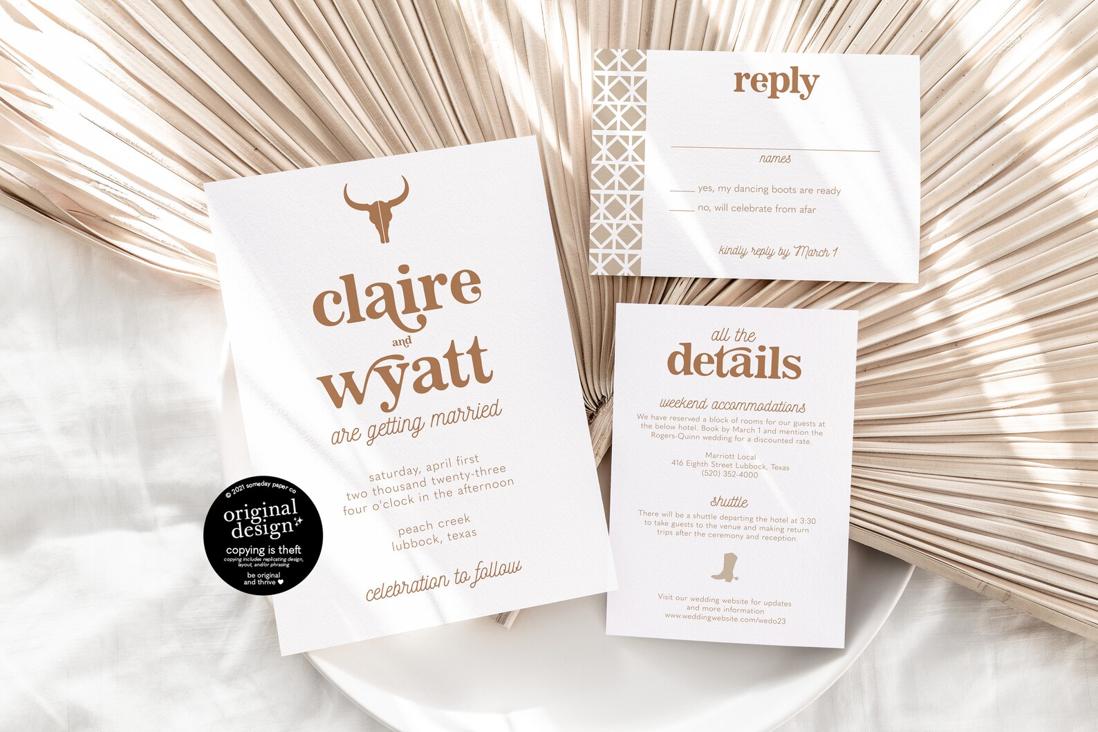 Cowboy Save the Date Template Printable Western Save Our Date - Etsy