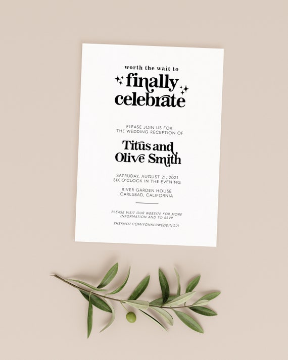 Second Wedding Invitation Wording Samples