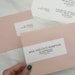 Diy Address Label Template Modern Wedding Invitation Guest - Etsy