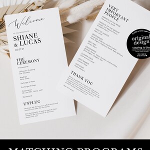 Paperless Wedding Program, QR Code Wedding Sign, Scannable Payment Sign ...