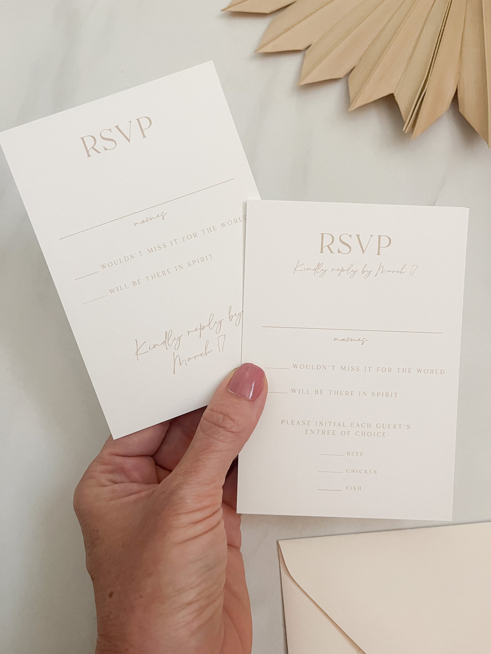 Minimalist Pocket Wedding Invitation Diy Template, Printable Taupe ...