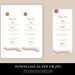 Disco Dinner Menu Printable Retro Wedding Menu Template 70s - Etsy