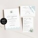 Agave Menu Template, Printable Mexican Dinner Menu, Succulent Wedding ...