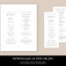 Printable Minimalist Wedding Program, Modern Wedding Ceremony Program ...