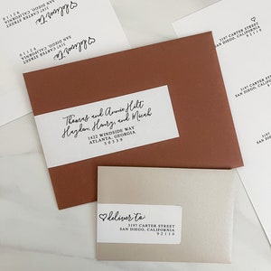 Address Label SET Printable Wrap Around Stickers for - Etsy