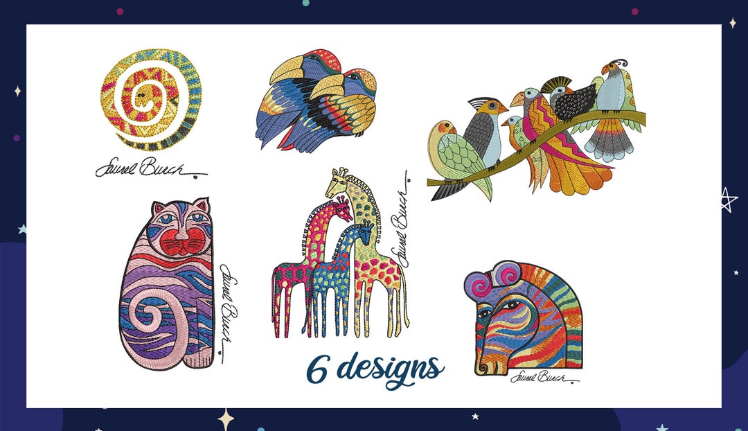 Laurel Burch Kit Animals Art Kit Kitchen Bathroom Bird Cat Horse Filled ...