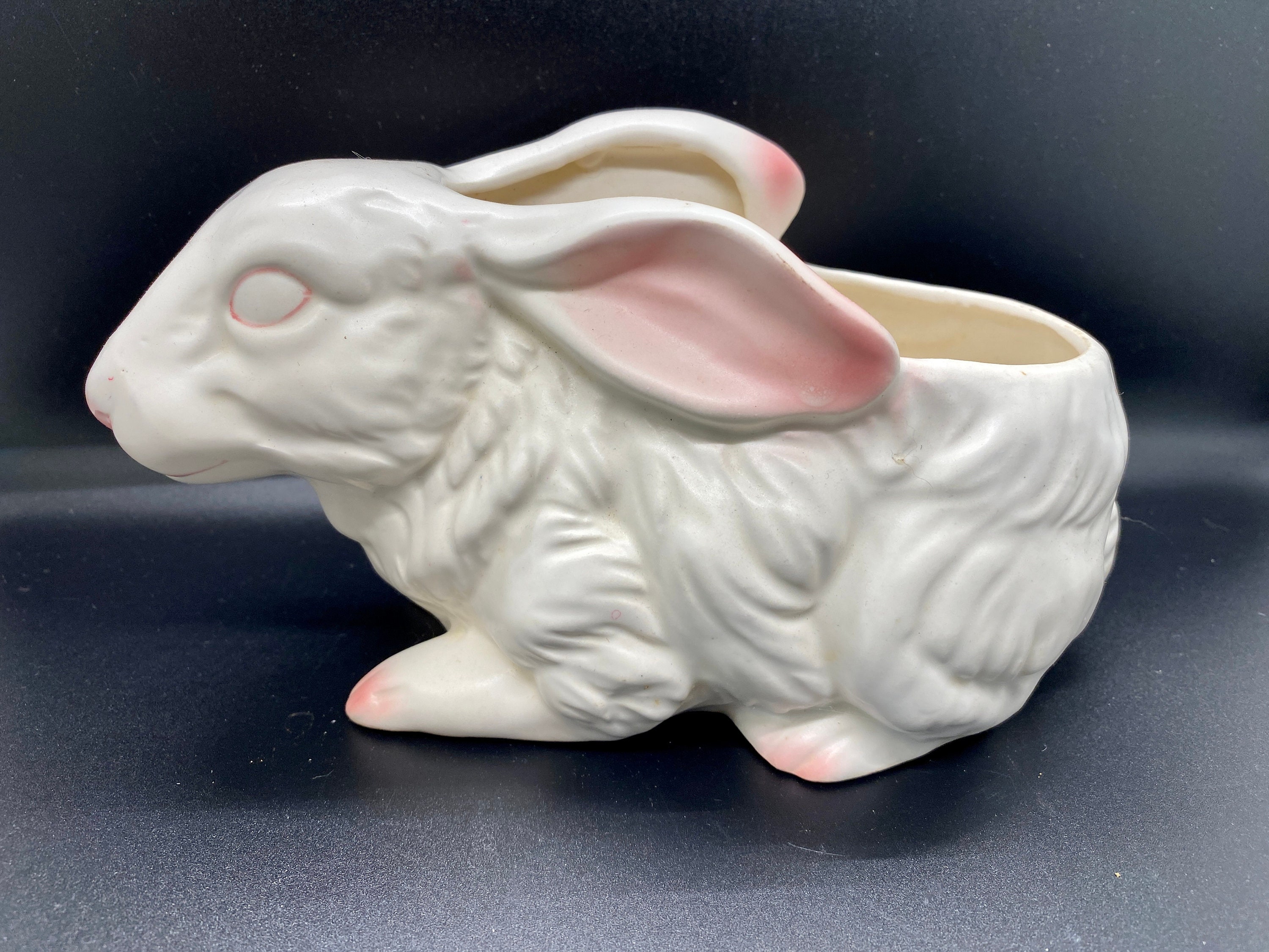 1950’s Japan Matte Ceramic Rabbit Bunny Planter - Etsy