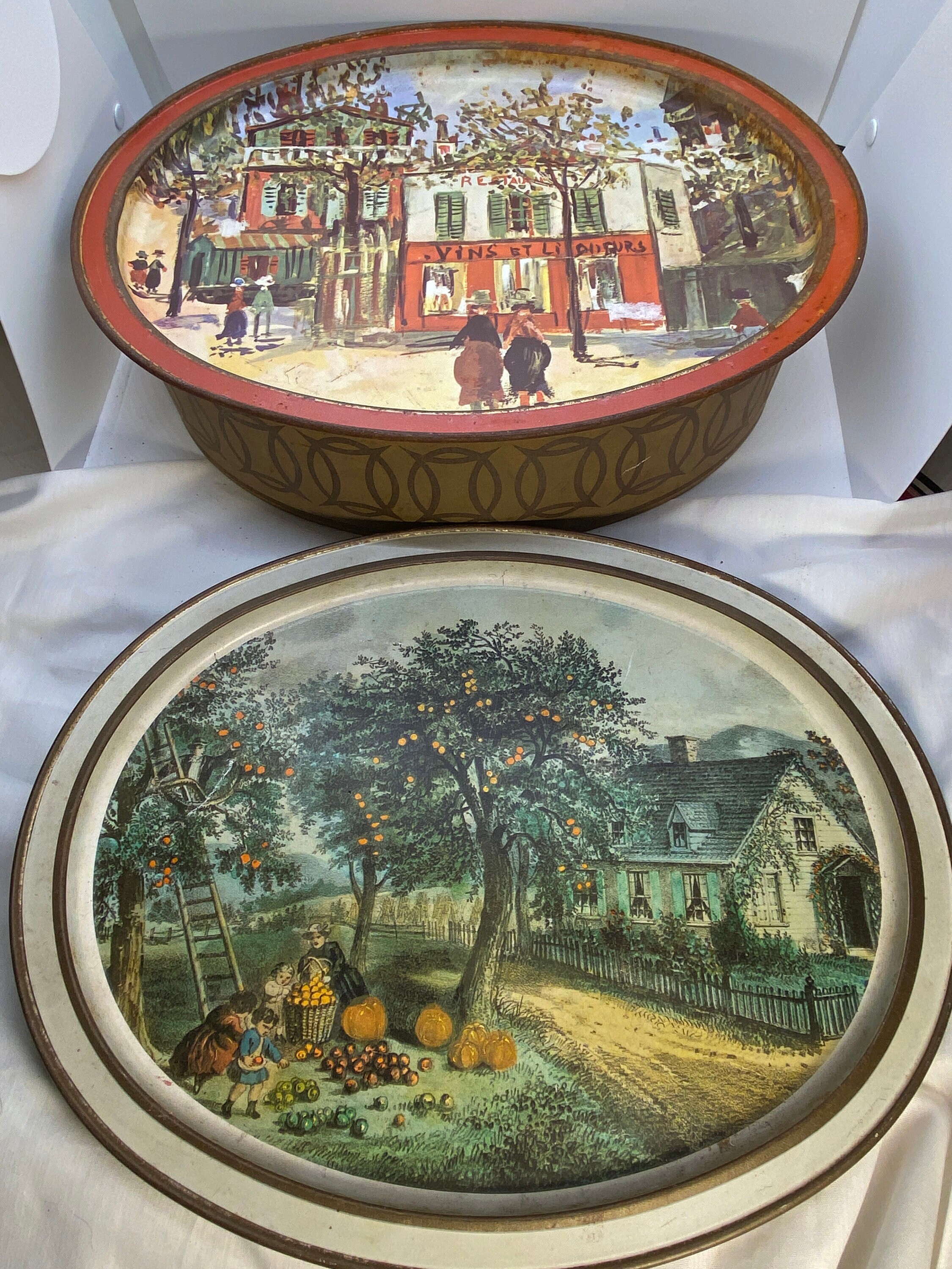 Old Double Sided Sunshine Biscuit Cookie Tin Large - Etsy