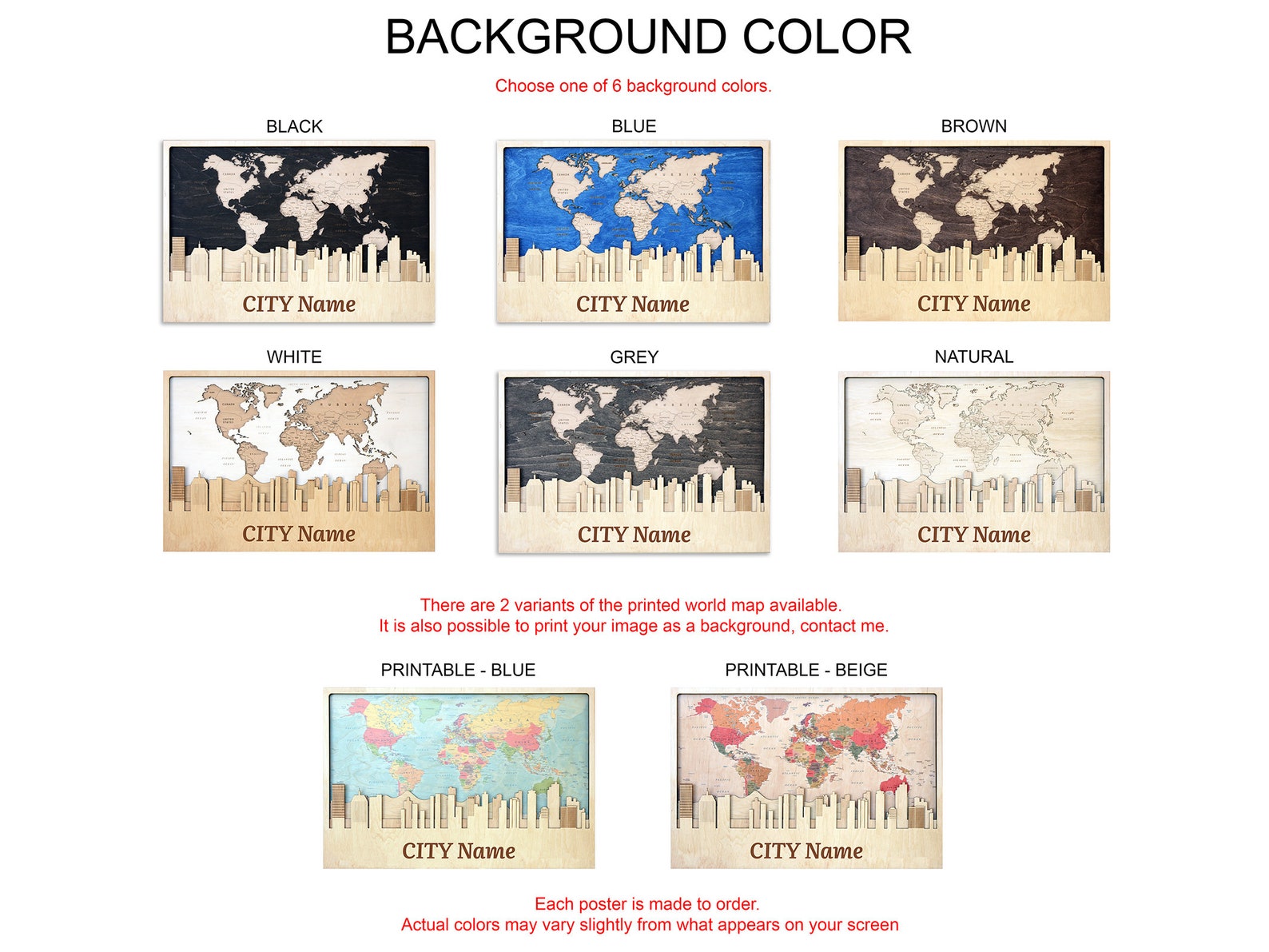 Austin Wall Decor Personalize Gifts City Skyline Home Decor - Etsy