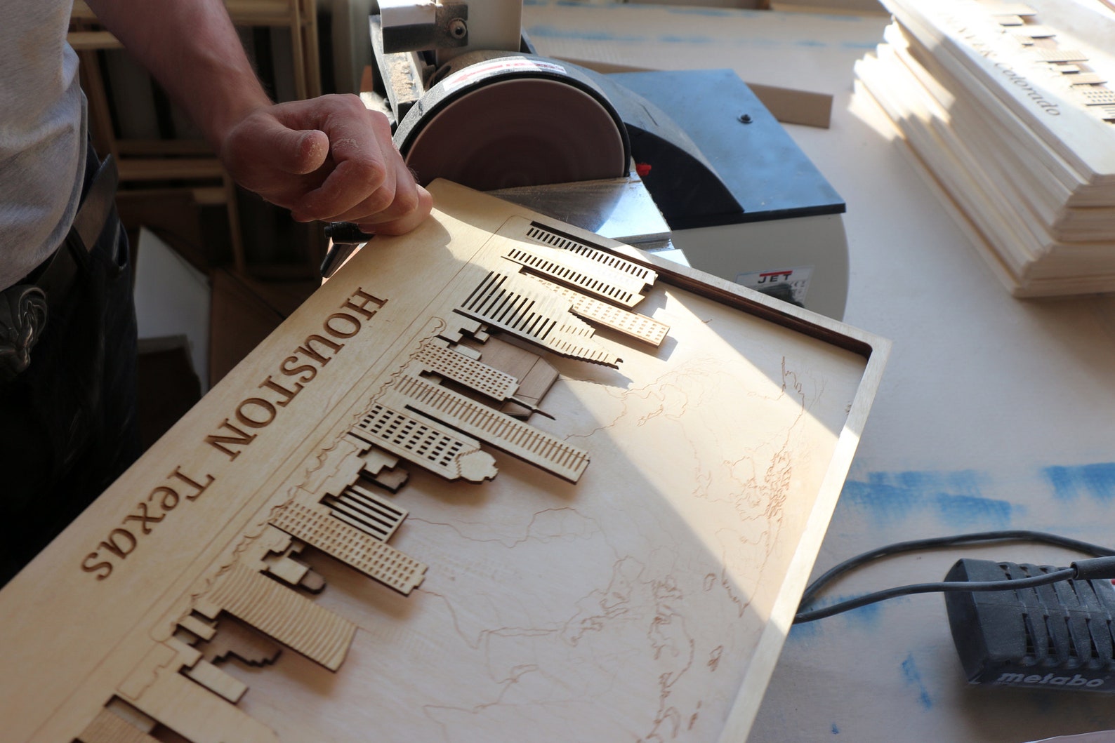 Dallas Wall Art Large City Decor Travel Wall Art Wood Wall Art - Etsy