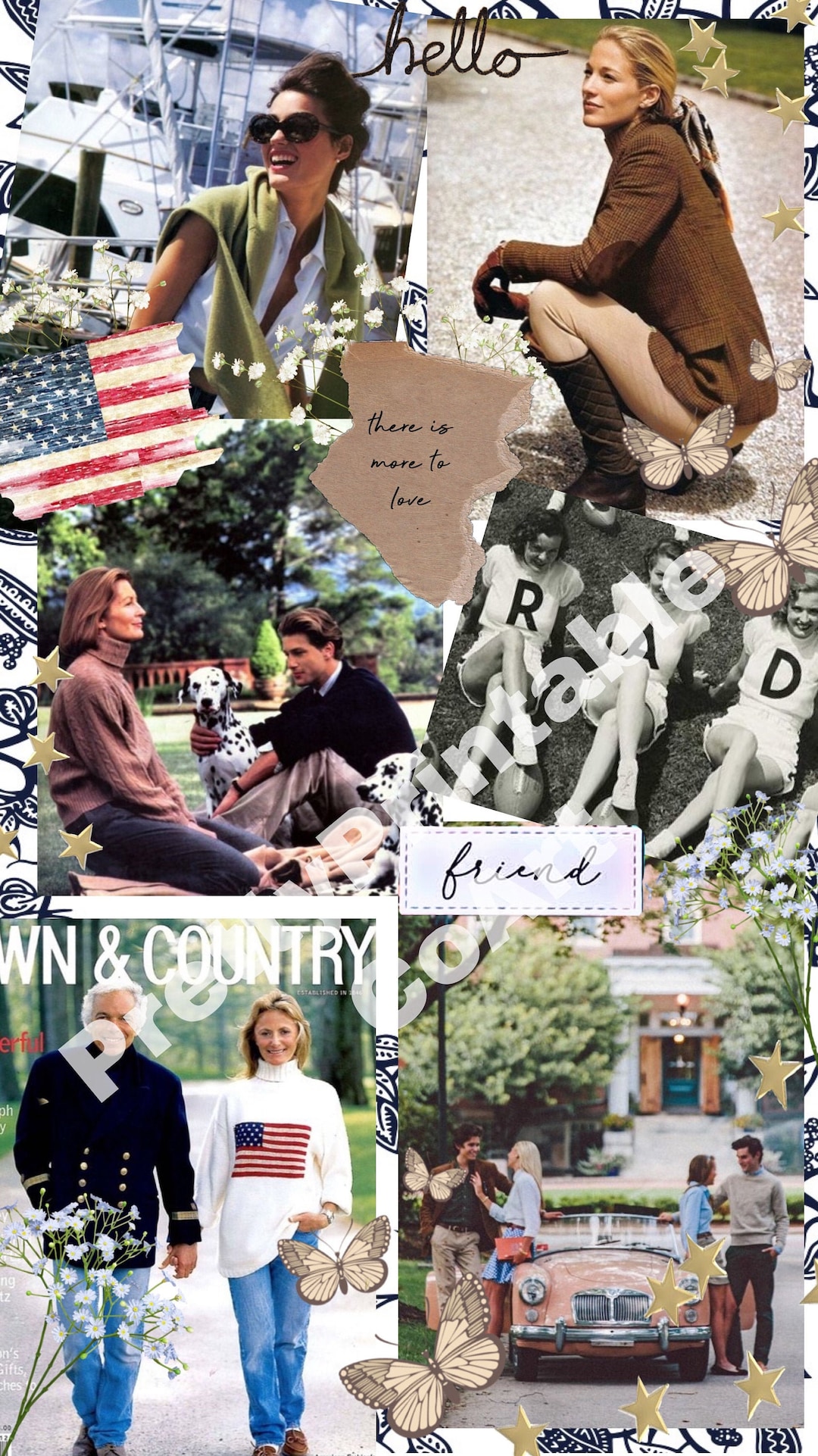 Ralph Lauren Collage Inspiration - Etsy
