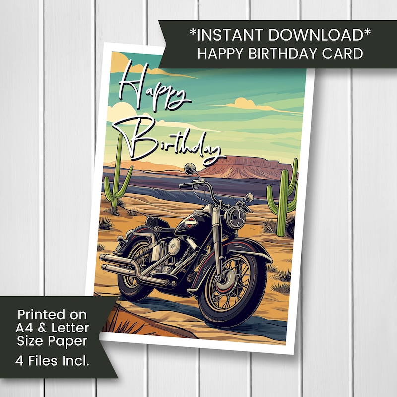 Motorcycle Cards - Etsy