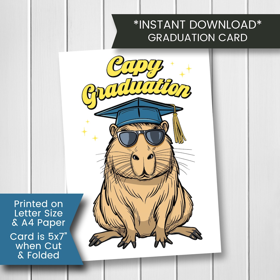 Tarjeta de graduación imprimible para hijo o sobrino, tarjeta de ...