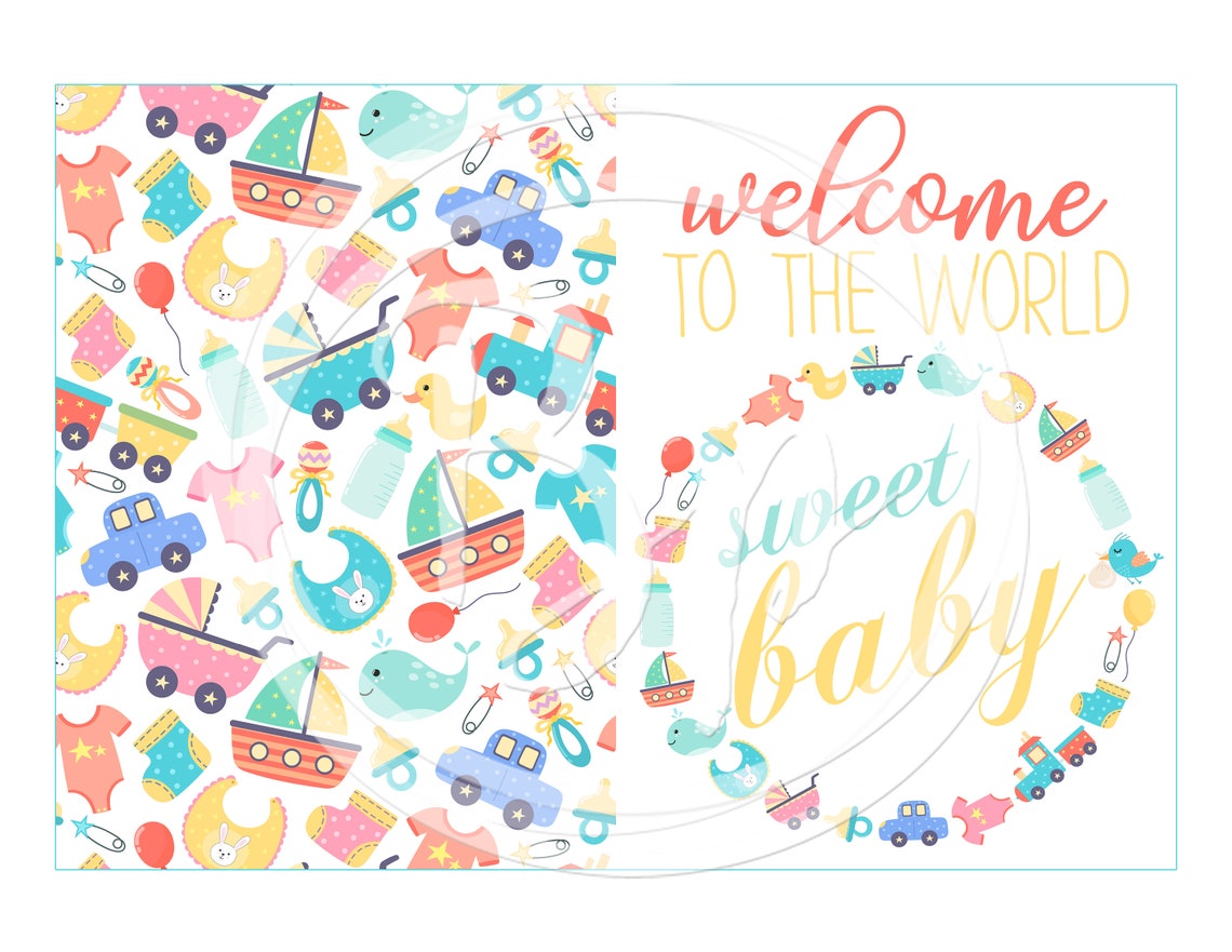 New Baby Card Printable Printable Baby Card New Baby | Etsy