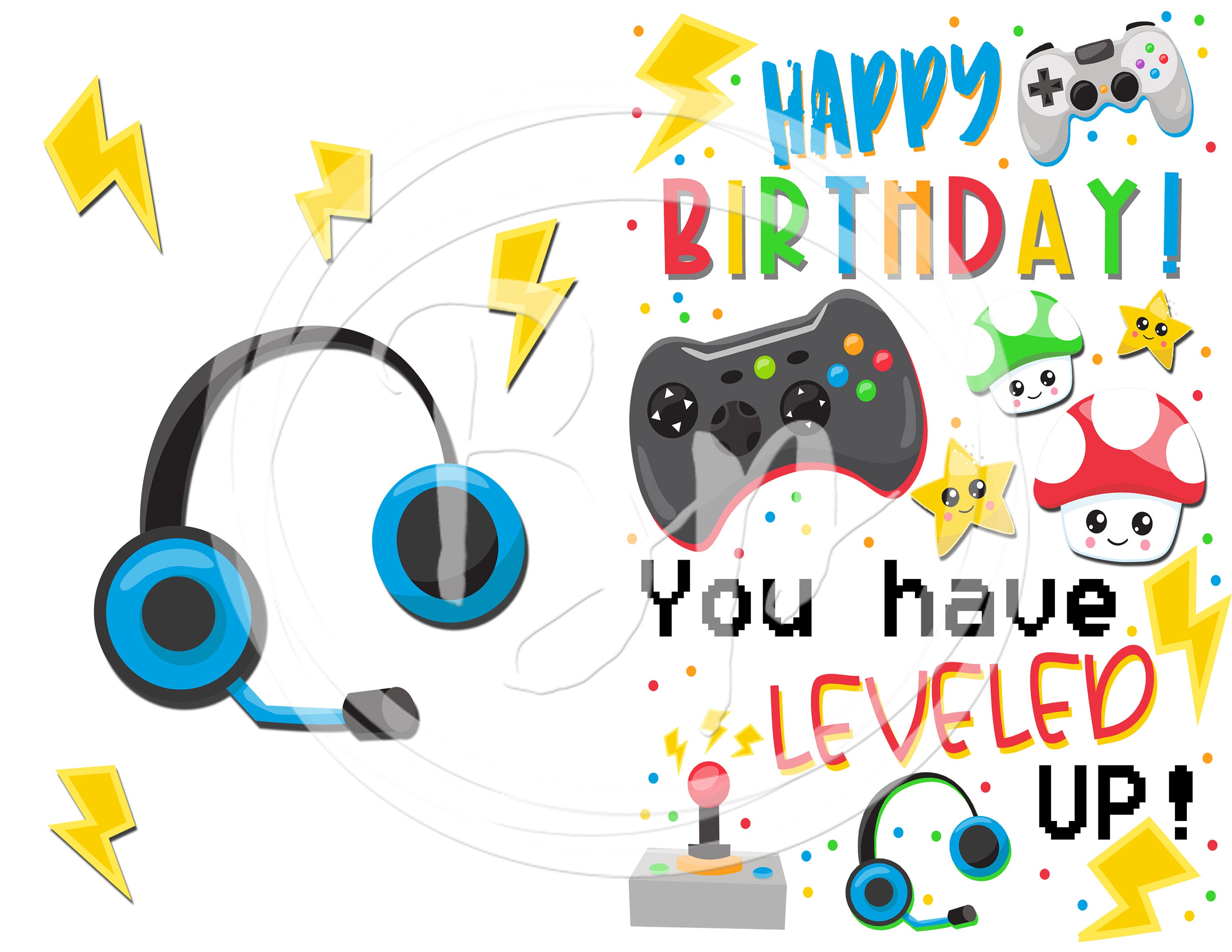 Printable Video Game Birthday Card for Son, Gamer Birthday Card for ...