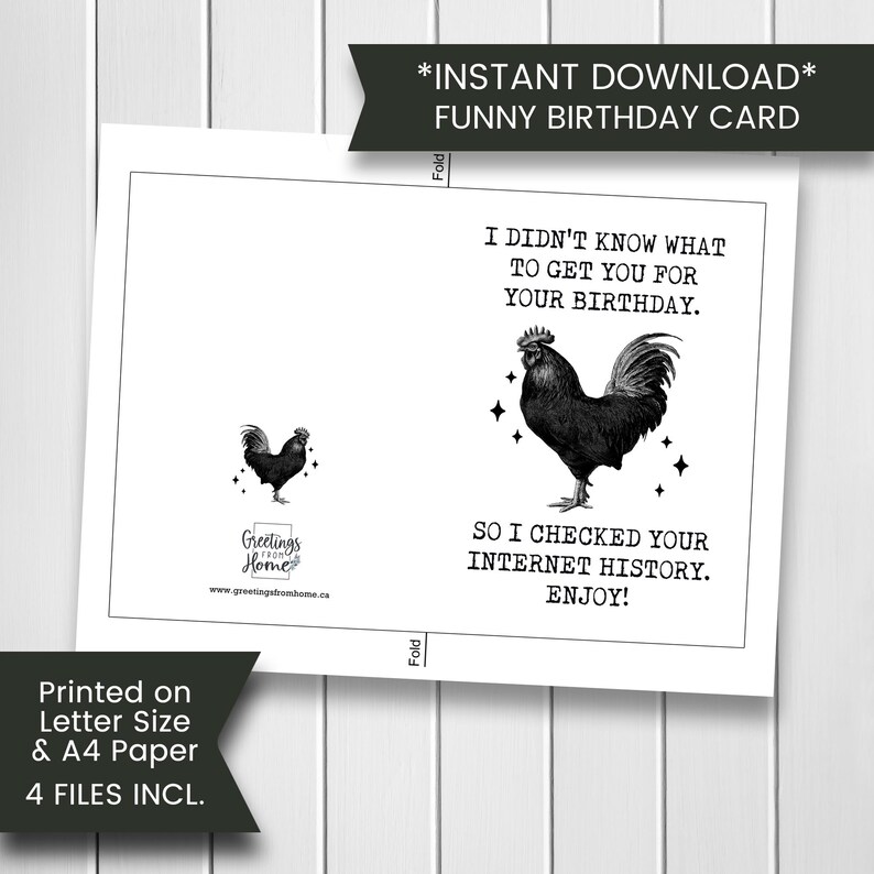 Printable Funny Birthday Card for Wife, Joke Birthday Card for ...