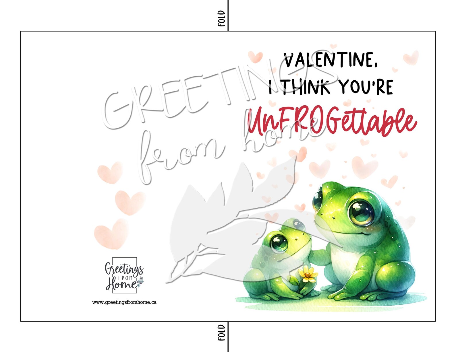 Printable Frog Valentine Card for Grandson, Valentine Card Frog, Cute ...