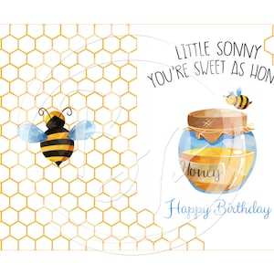 Birthday Card Printable for Bee Lover Birthday Card With Honeybee ...