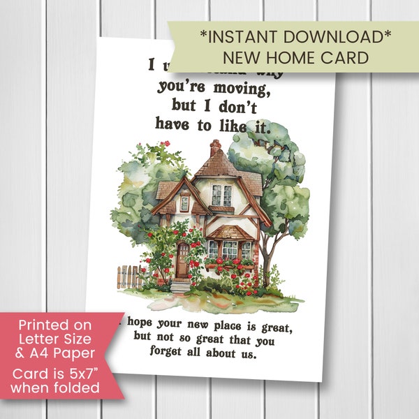 Funny Neighbor Goodbye Card - Etsy