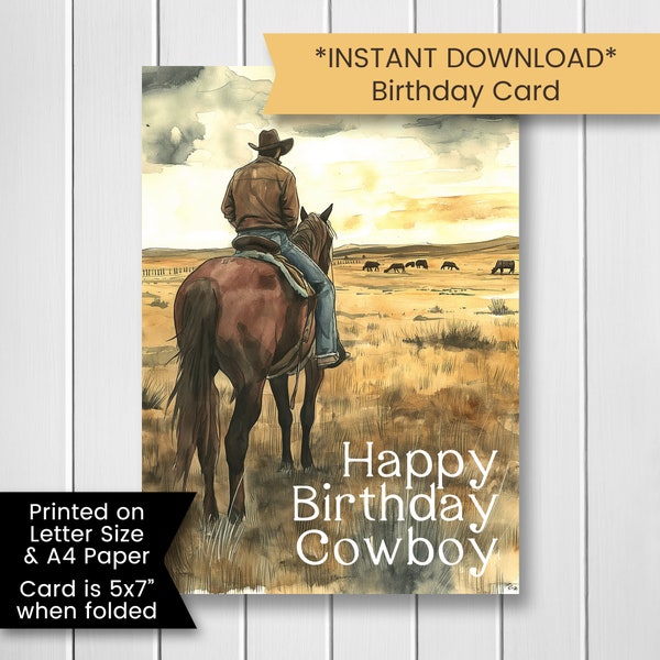 Cowboy Birthday - Etsy