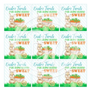 Easter Tags Printable, Easter Basket Tags, Easter Bunny Tag, Easter ...