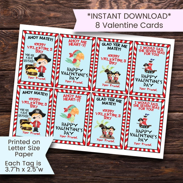 Pirates Booty Valentine - Etsy