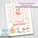 Printable Forest Birthday Card for Child, Forest Animal Birthday Card ...