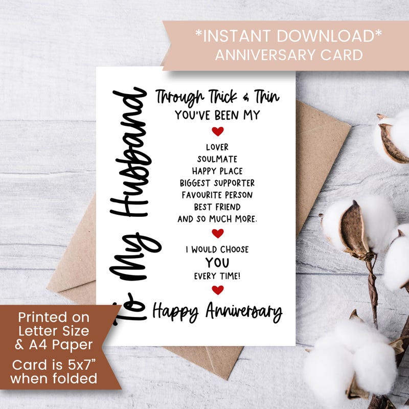 Anniversary Cards Partner - Etsy