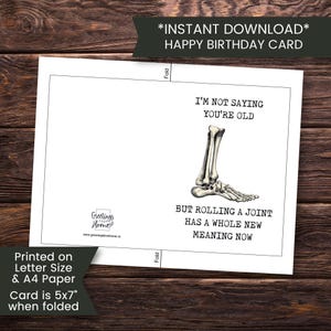 Funny Birthday Card for Husband, Printable Joint Birthday Card for ...