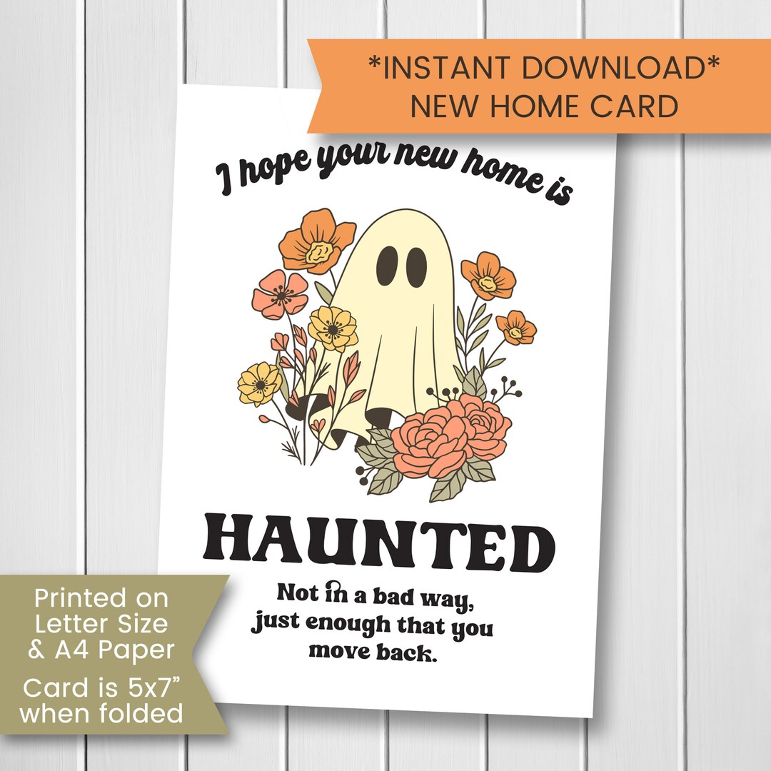 Printable Funny Farewell Card, New Home Card, Goodbye Card for Neighbor ...